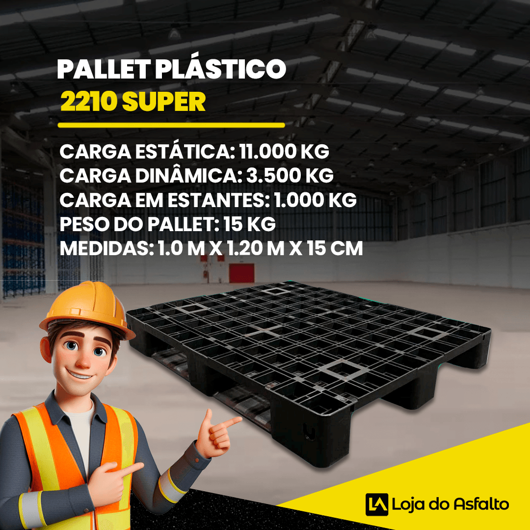 Pallet Plástico 2210 Super