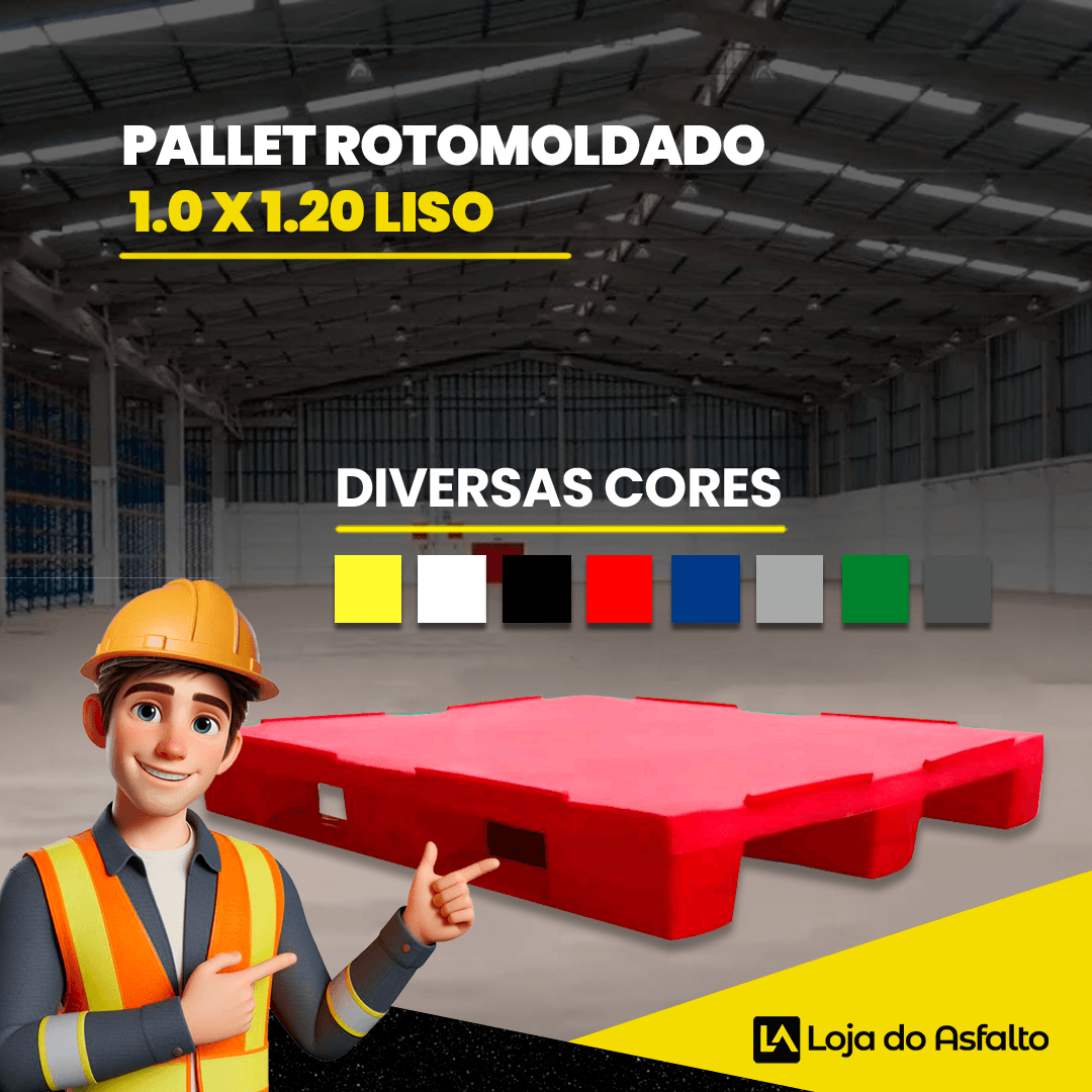 Pallet Rotomoldado 1.0 x 1.20 Liso